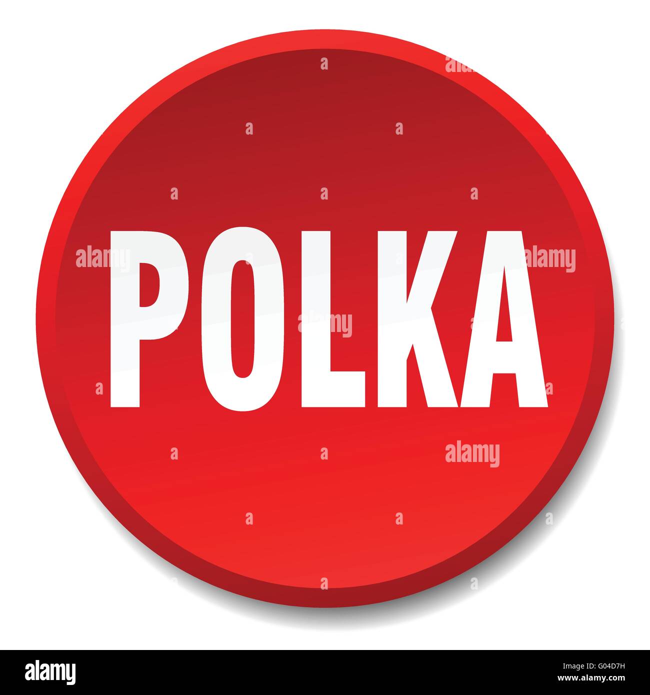 polka red round flat isolated push button Stock Vector Image & Art - Alamy