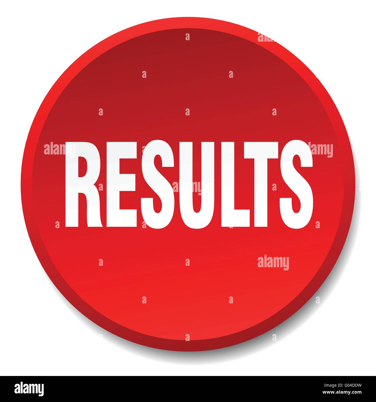 results red round flat isolated push button Stock Vector Image & Art ...