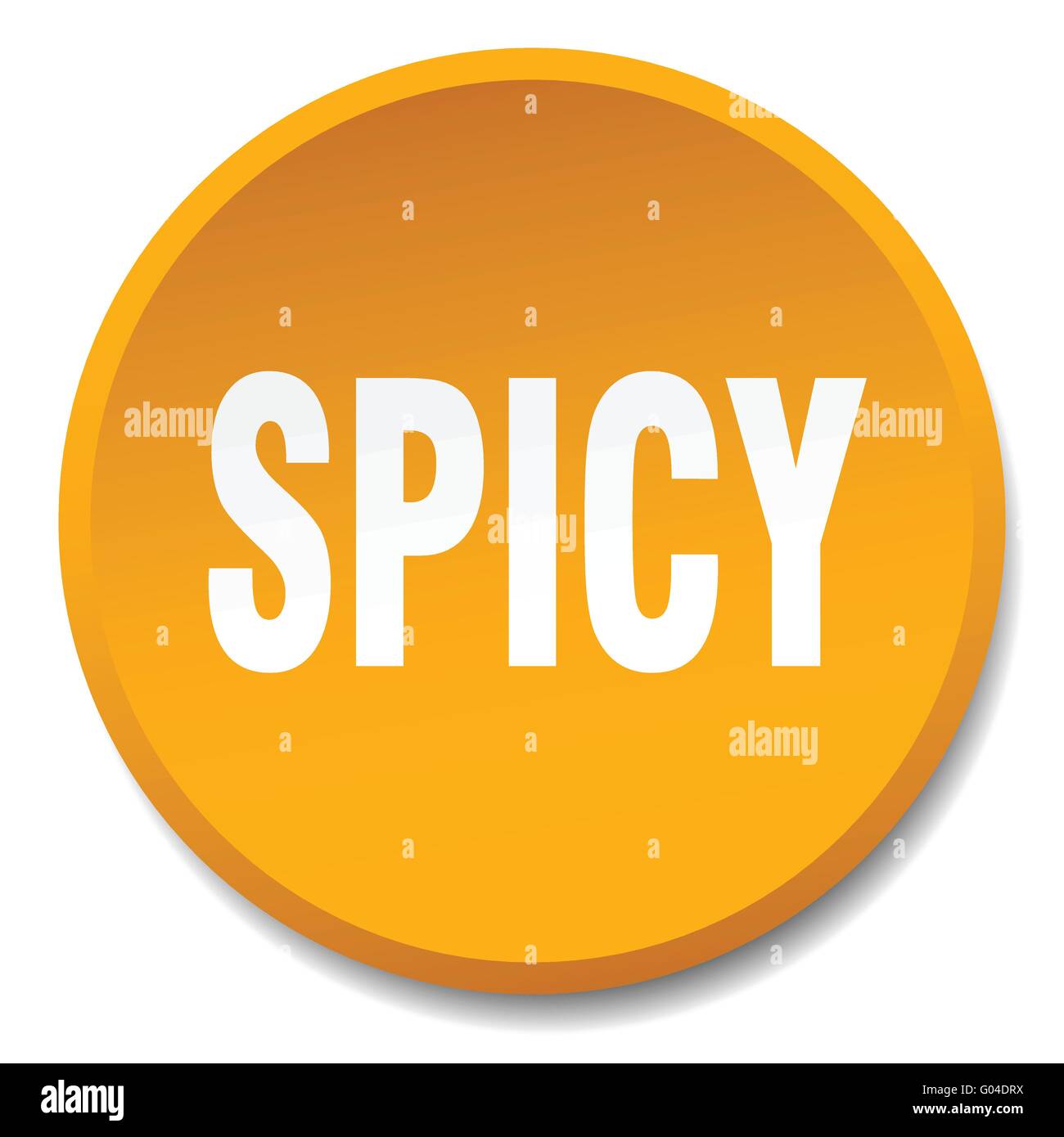 spicy orange round flat isolated push button Stock Vector Image & Art ...