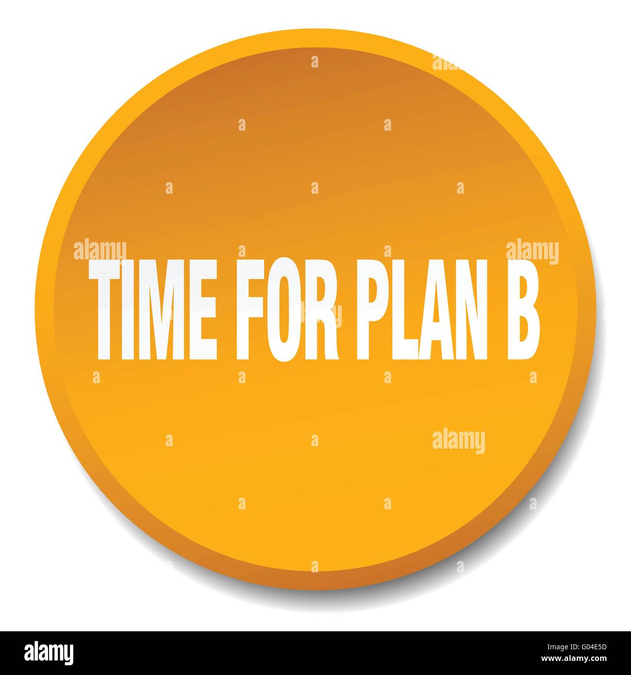 Time plan round orange hi-res stock photography and images - Alamy