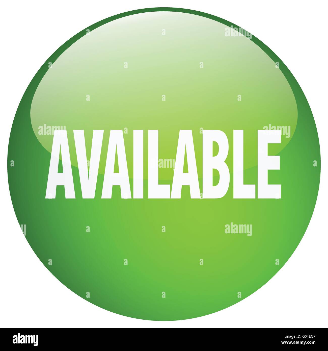 available green round gel isolated push button Stock Vector Image & Art ...