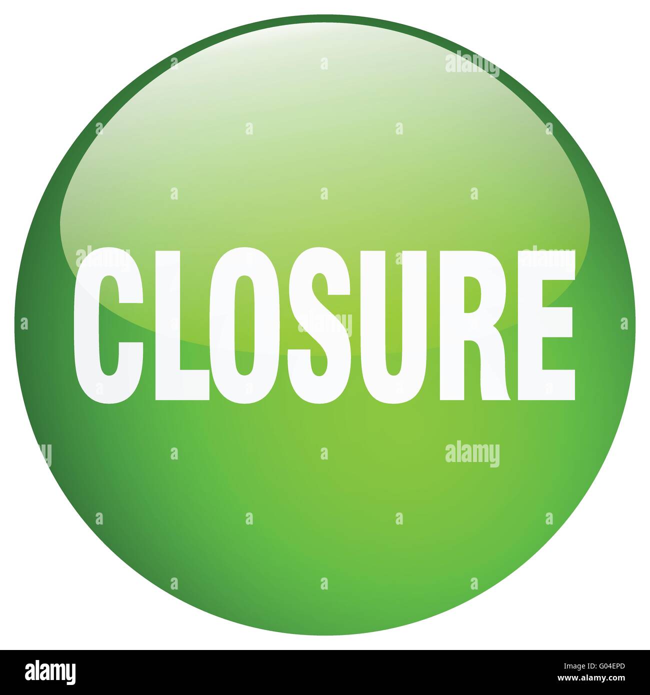 closure green round gel isolated push button Stock Vector Image & Art ...