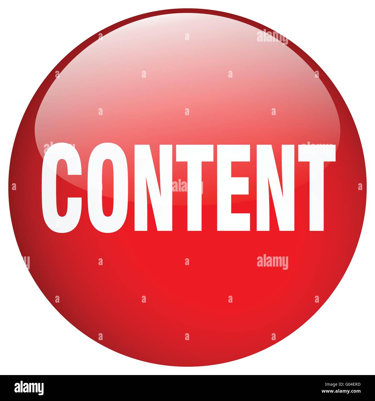 content red round gel isolated push button Stock Vector Image & Art - Alamy