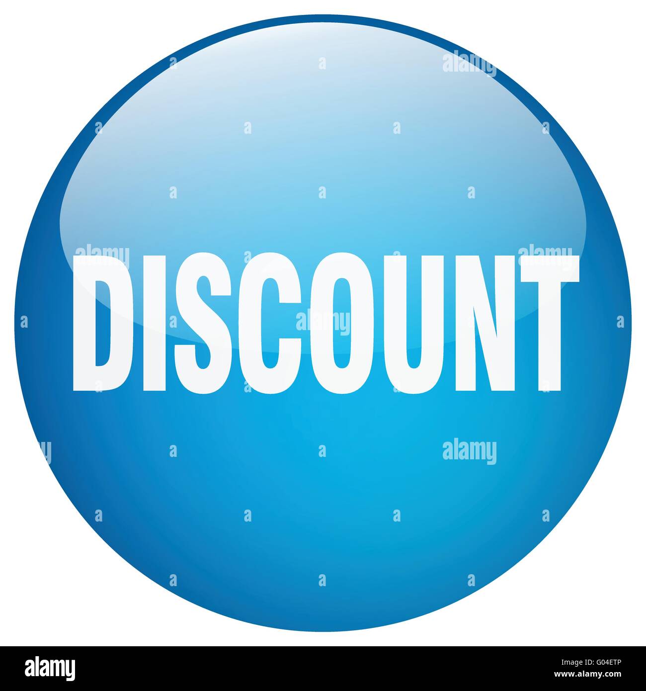 discount blue round gel isolated push button Stock Vector Image & Art ...
