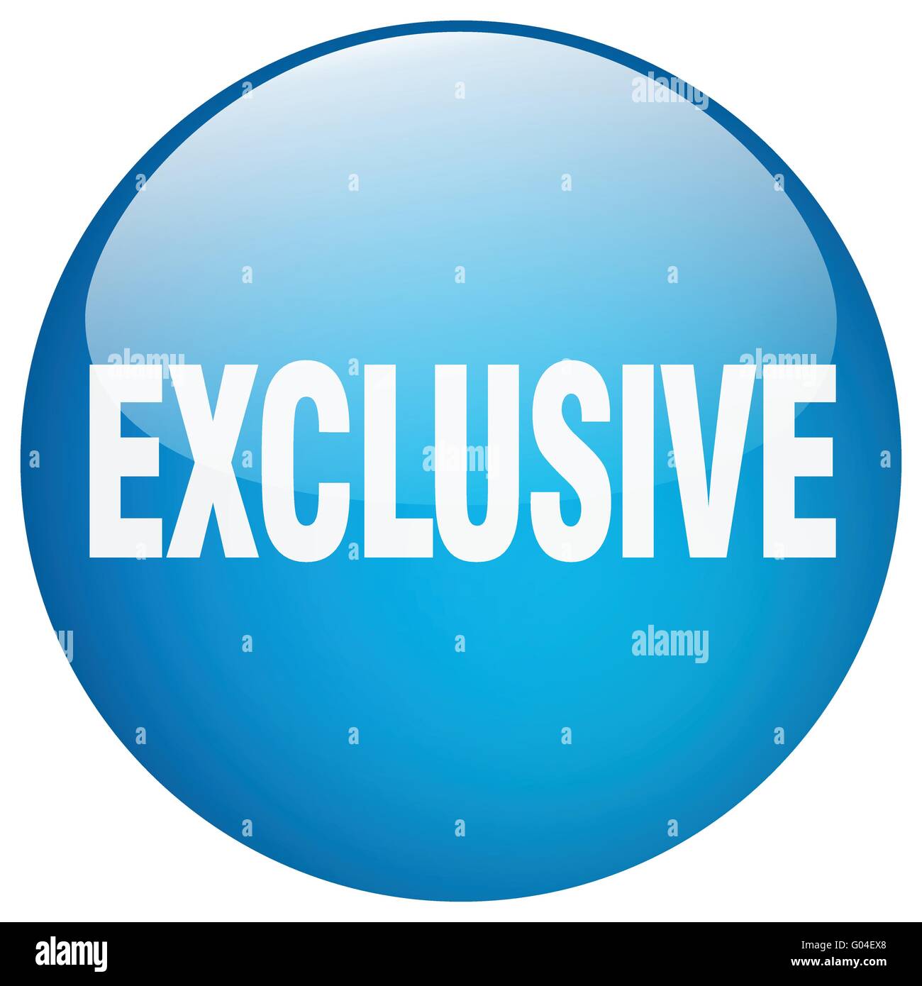exclusive blue round gel isolated push button Stock Vector Image & Art ...