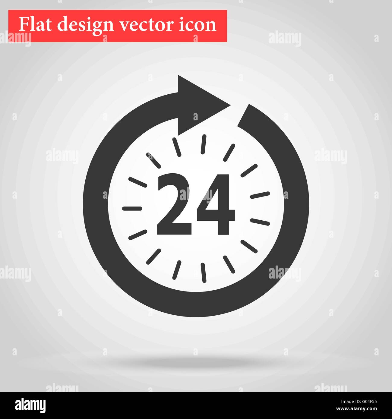 Half hour icon black Stock Vector Images - Alamy