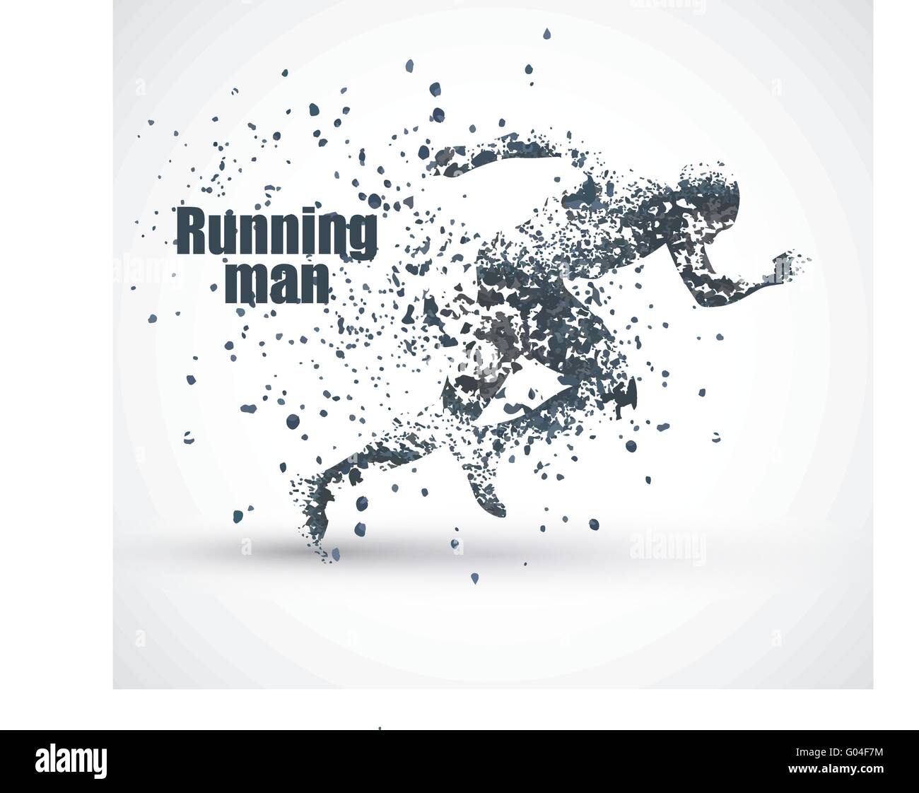 Marathon running abstract Stock Vector Images - Alamy