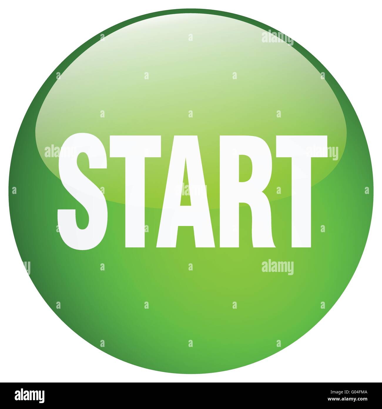 start green round gel isolated push button Stock Vector Image & Art - Alamy