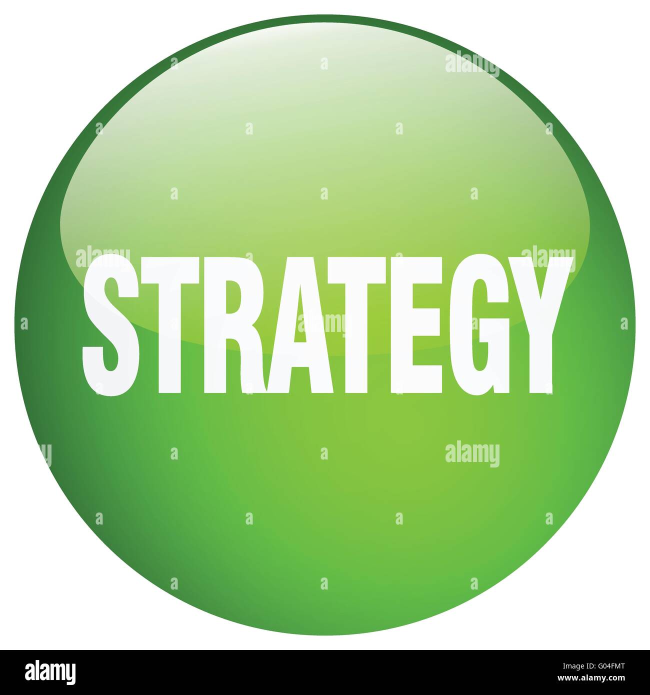 strategy green round gel isolated push button Stock Vector Image & Art ...