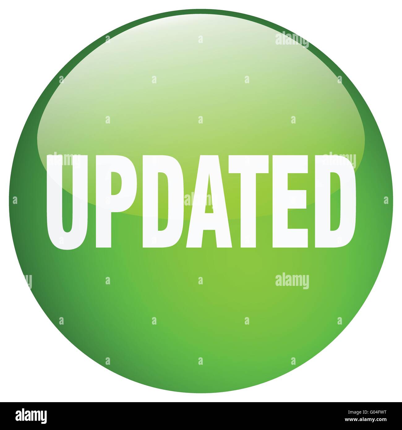 updated green round gel isolated push button Stock Vector Image & Art - Alamy