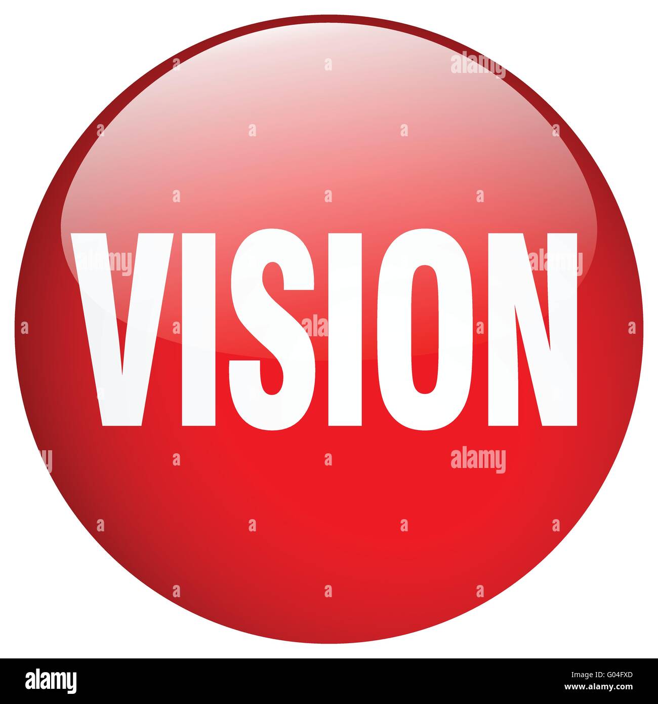 vision red round gel isolated push button Stock Vector Image & Art - Alamy