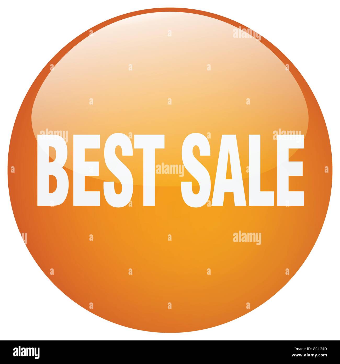 best sale orange round gel isolated push button Stock Vector Image ...