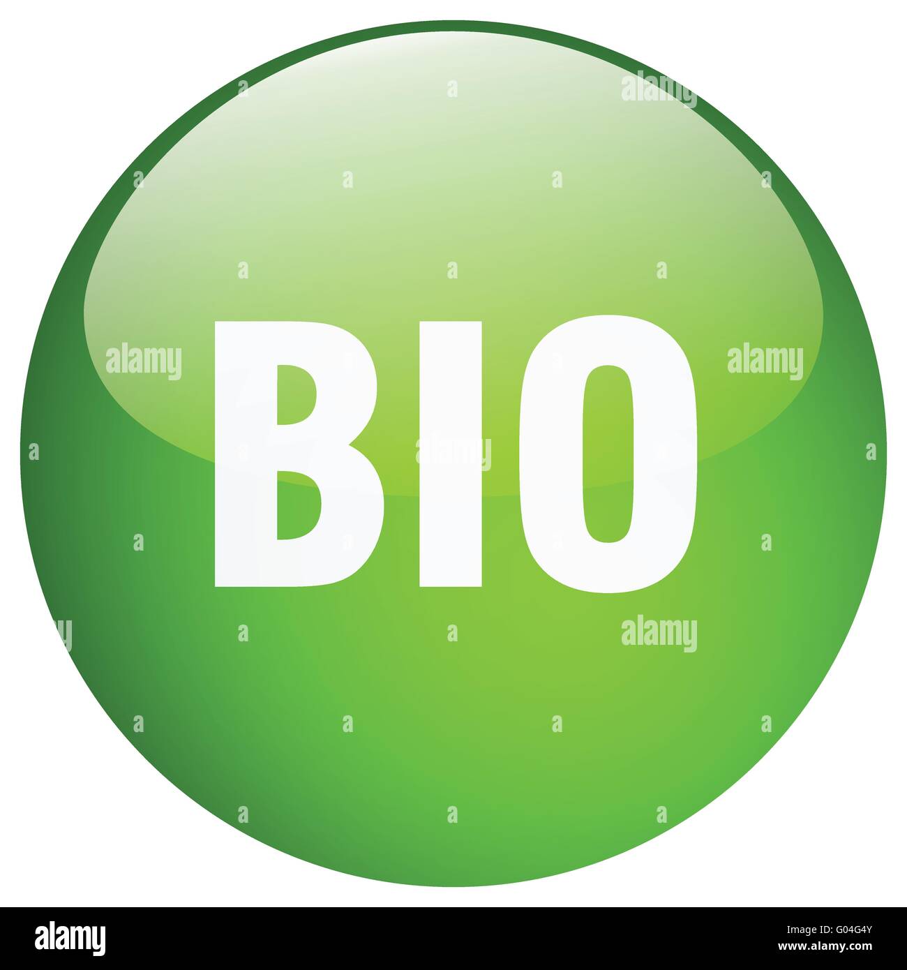 bio green round gel isolated push button Stock Vector Image & Art - Alamy