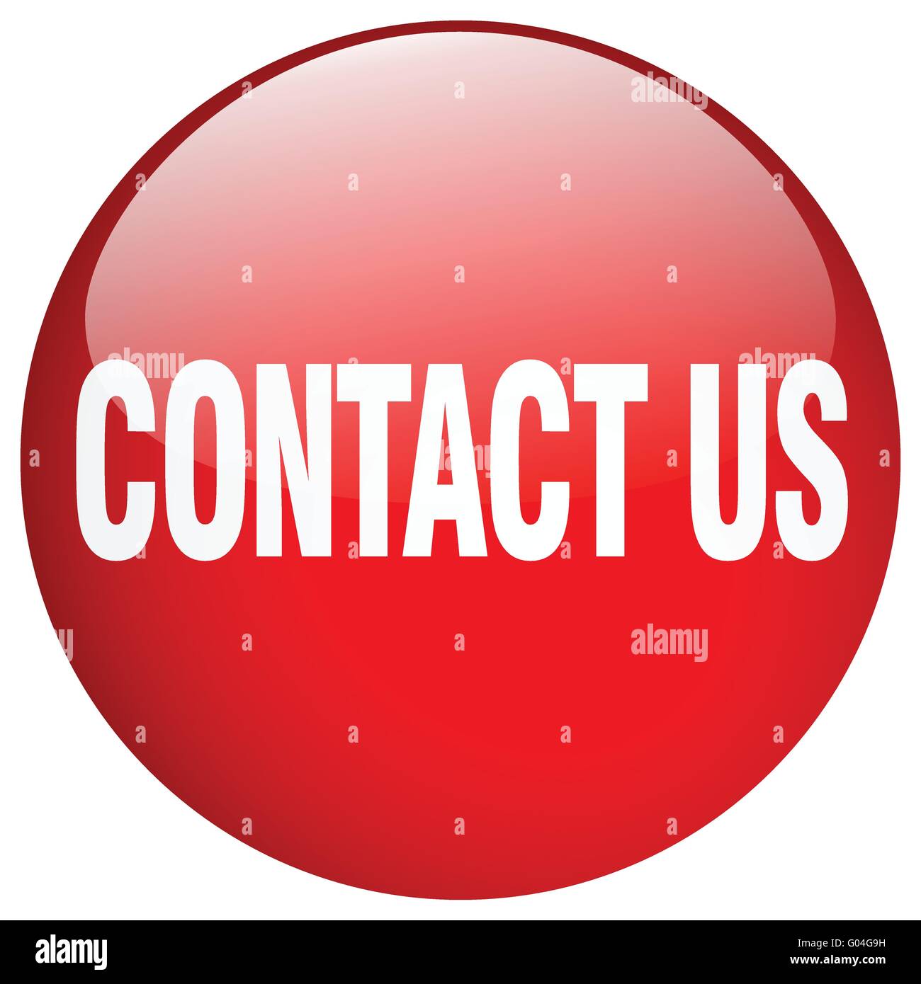 contact us red round gel isolated push button Stock Vector Image & Art ...