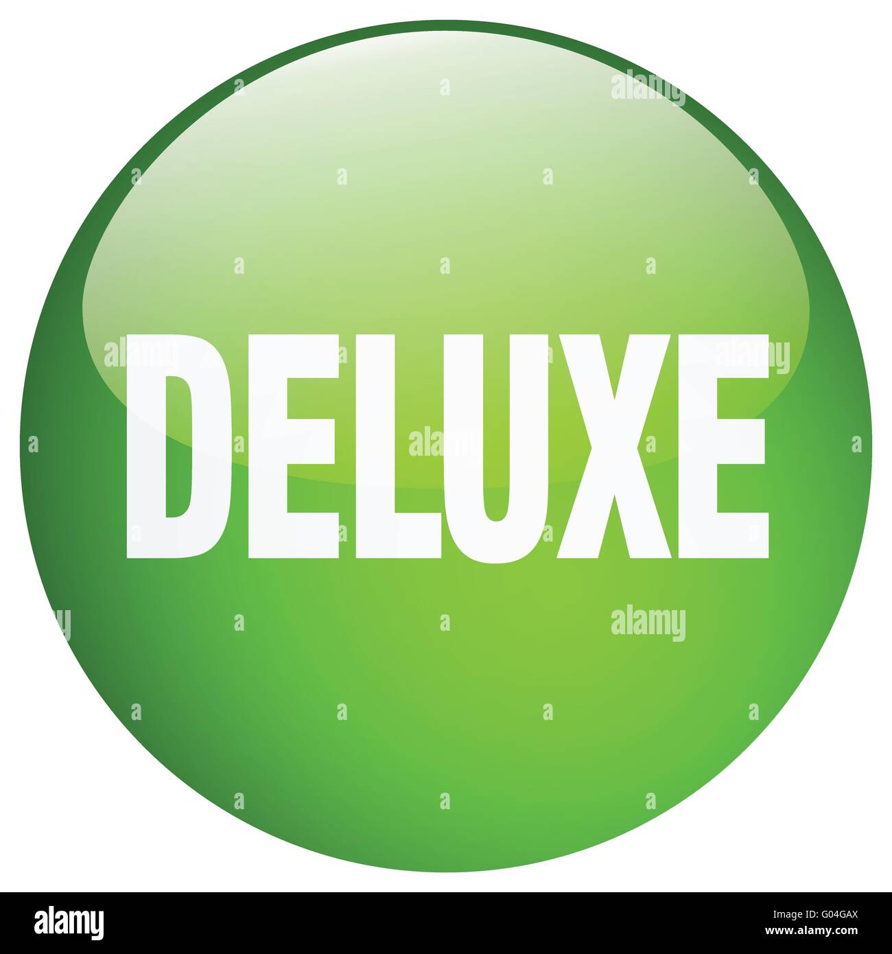 deluxe green round gel isolated push button Stock Vector Image & Art ...