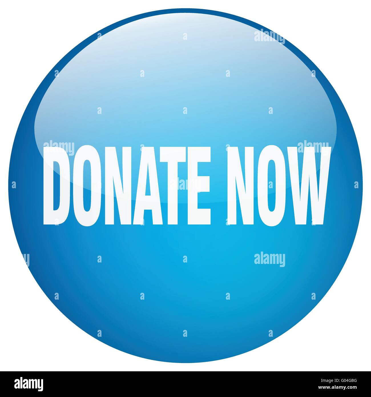 donate now blue round gel isolated push button Stock Vector Image & Art ...
