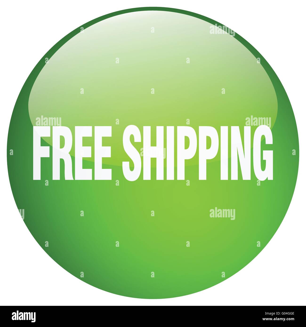free shipping green round gel isolated push button Stock Vector Image ...