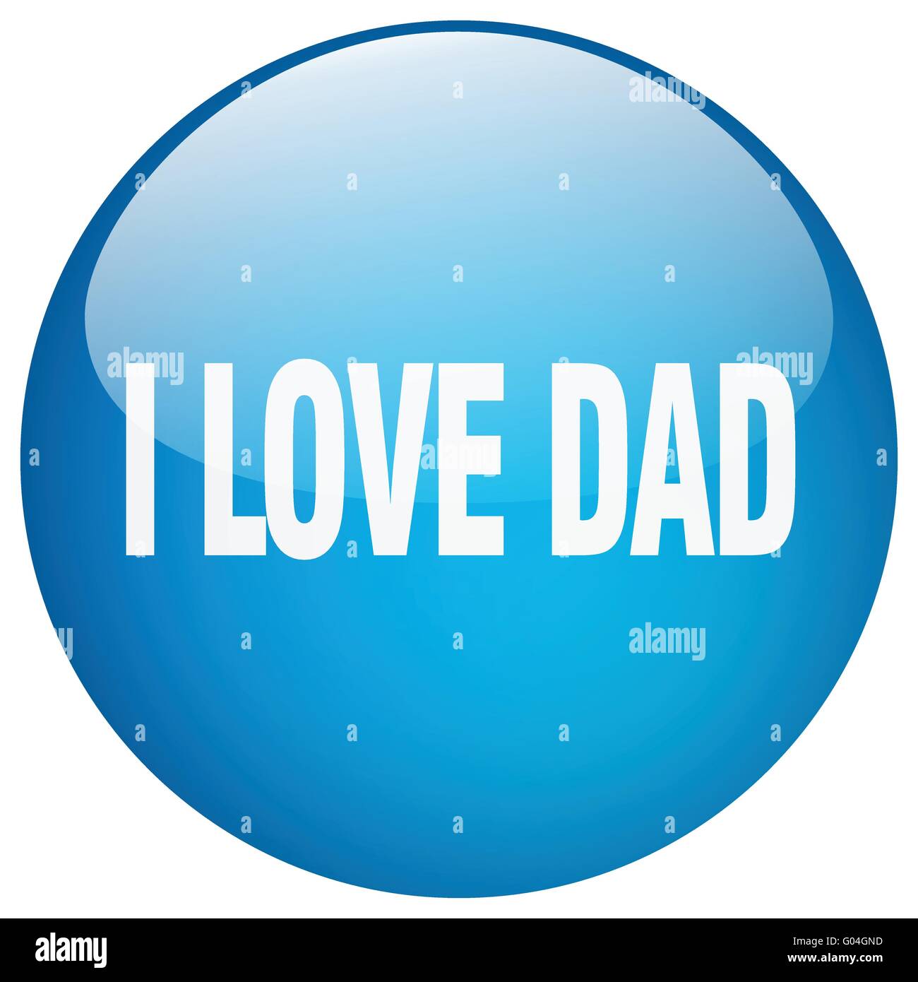 i love dad blue round gel isolated push button Stock Vector Image & Art ...