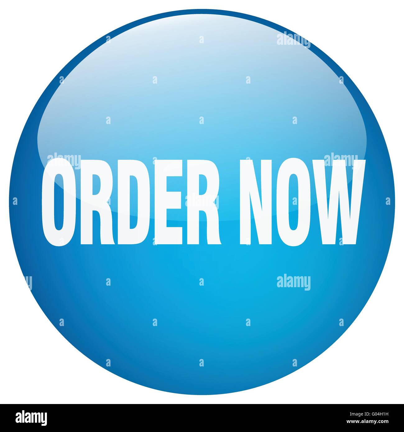 order now blue round gel isolated push button Stock Vector Image & Art ...