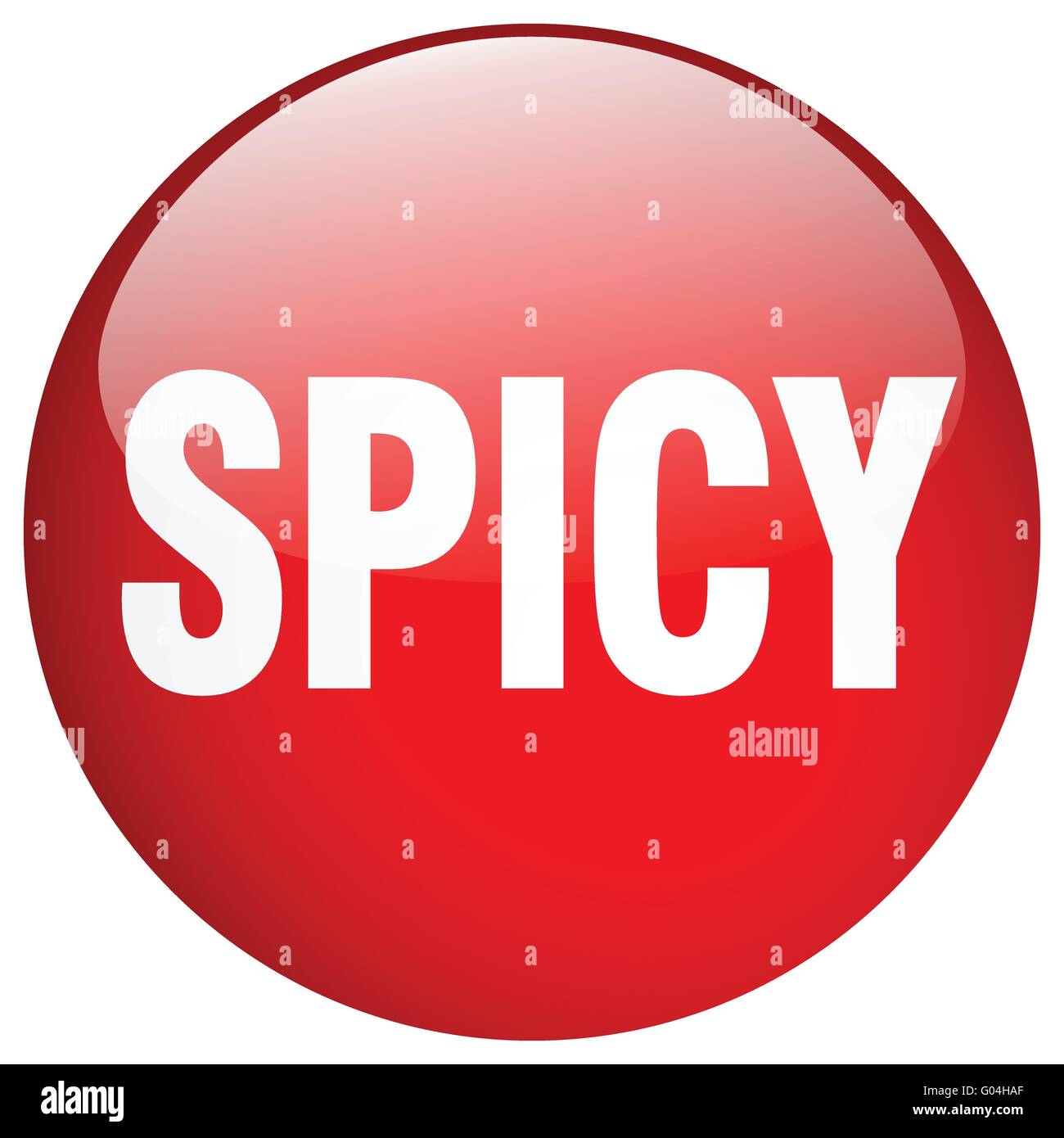 spicy red round gel isolated push button Stock Vector Image & Art - Alamy