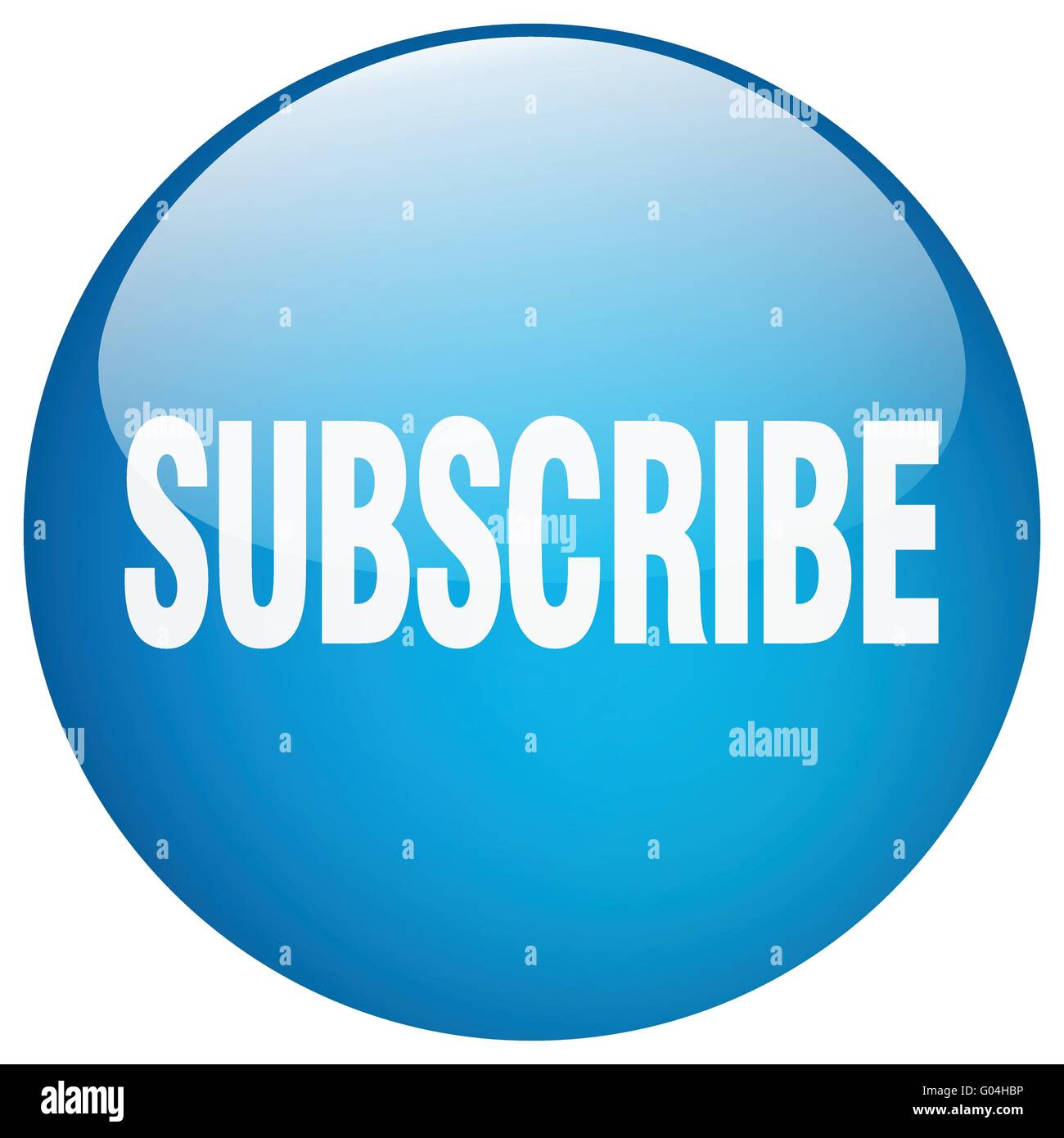 subscribe blue round gel isolated push button Stock Vector Image & Art ...