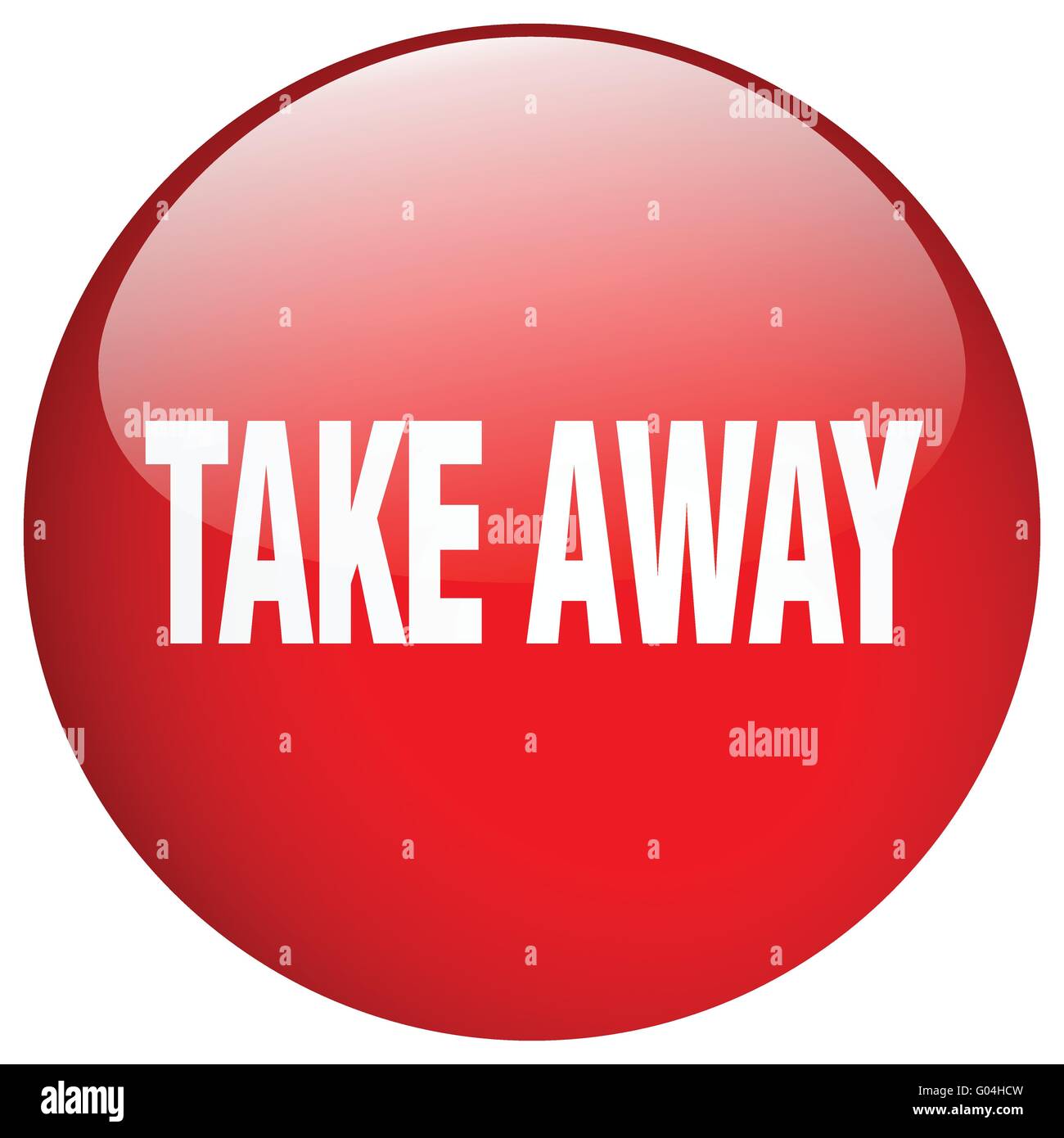 take away red round gel isolated push button Stock Vector Image & Art - Alamy