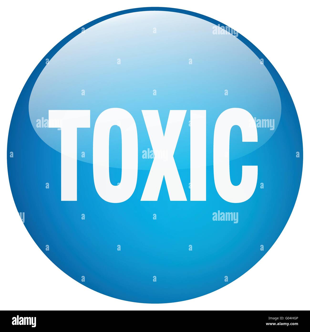 toxic blue round gel isolated push button Stock Vector Image & Art - Alamy