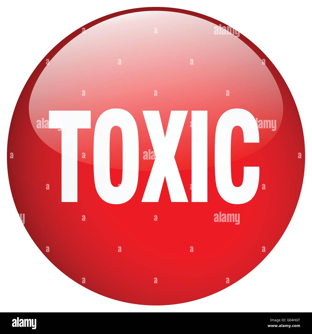 toxic red round gel isolated push button Stock Vector Image & Art - Alamy