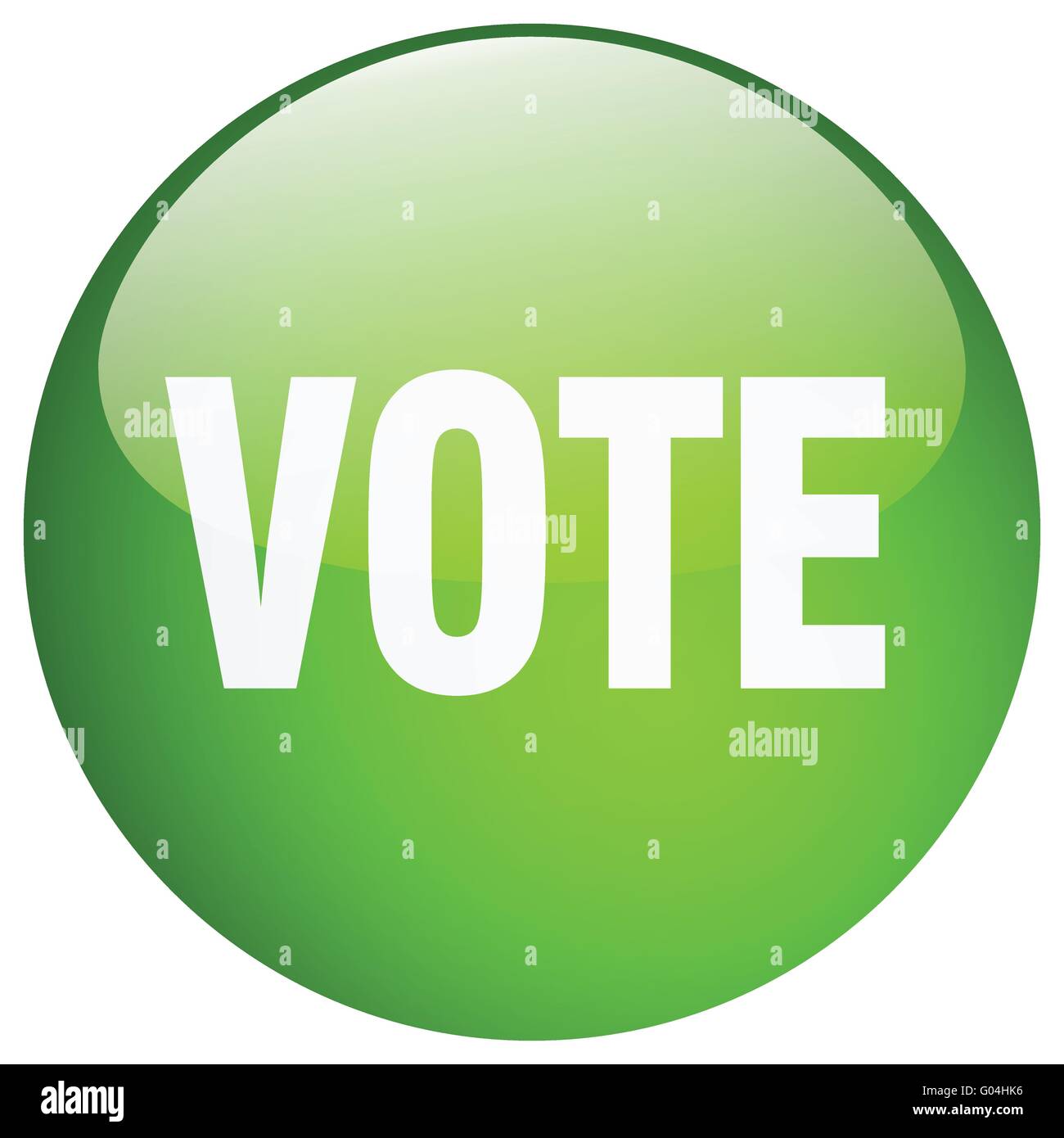 vote green round gel isolated push button Stock Vector Image & Art - Alamy