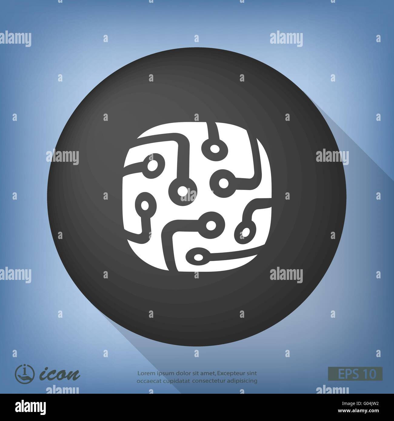 Pictograph of circuit board Stock Vector Image & Art - Alamy