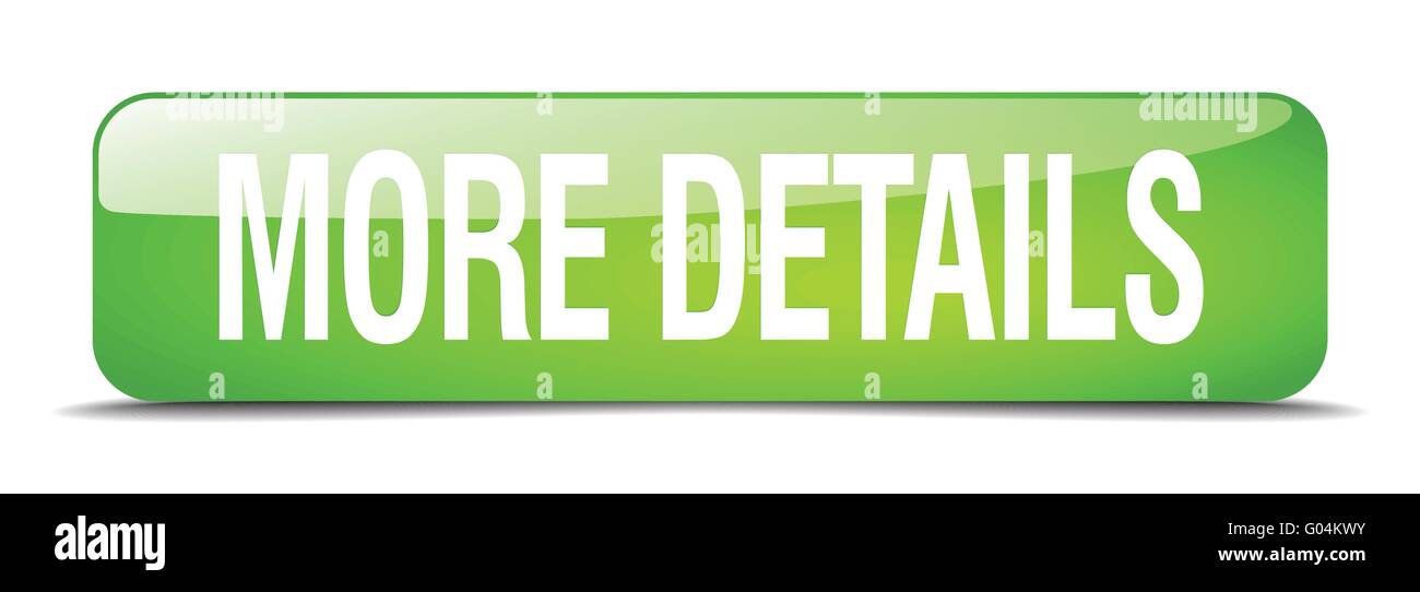 more details green square 3d realistic isolated web button Stock Vector ...