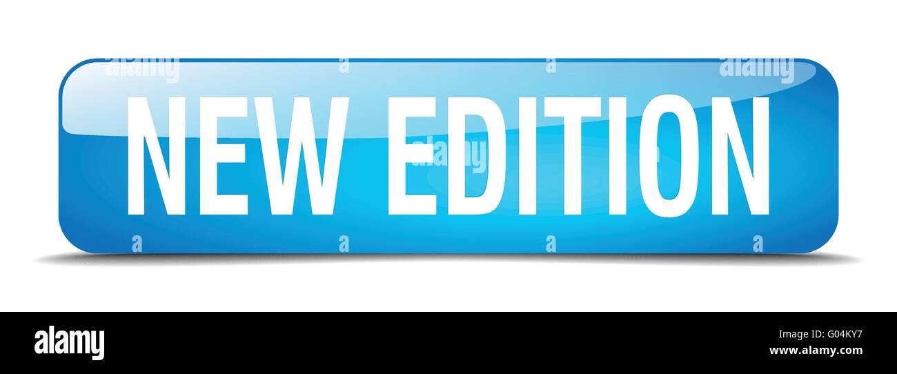 New edition blue square hi-res stock photography and images - Alamy