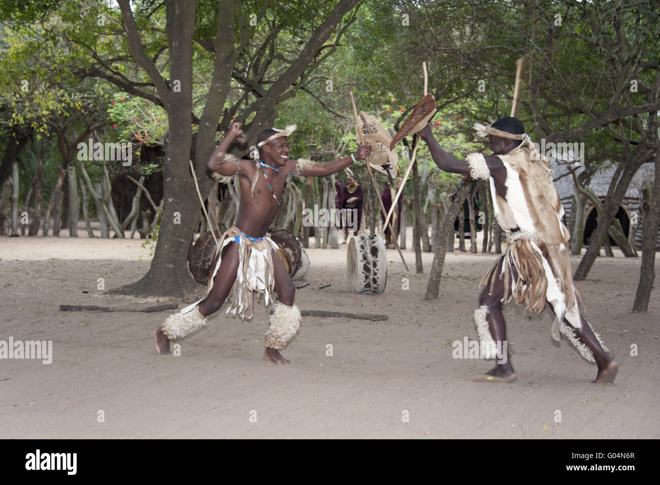 Zulu fight hi-res stock photography and images - Alamy