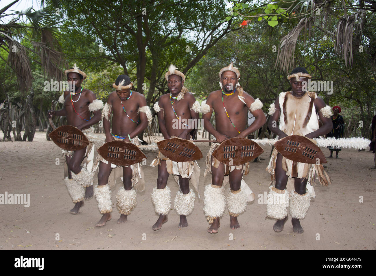 Zulu dancing hi-res stock photography and images - Alamy