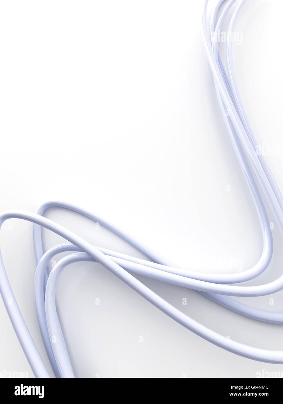 bright fibre-optical cables on a white background Stock Photo - Alamy