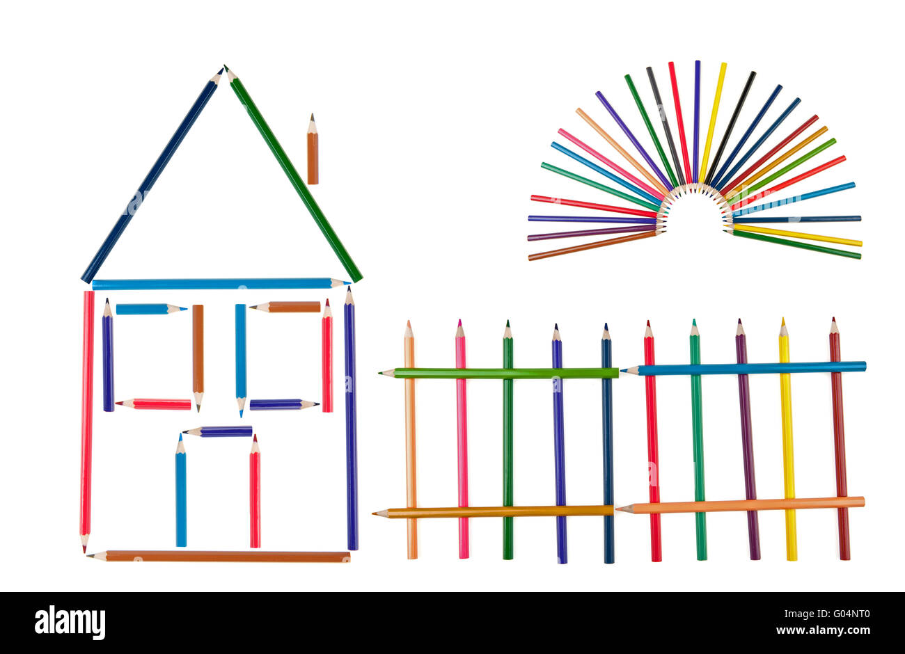 Sun fence Cut Out Stock Images & Pictures - Alamy