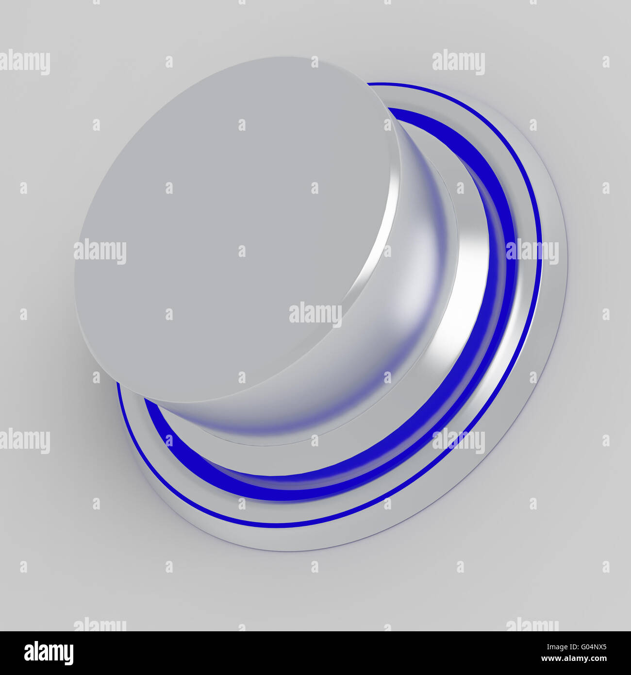 simple silver metallic button with the speck of li Stock Photo - Alamy