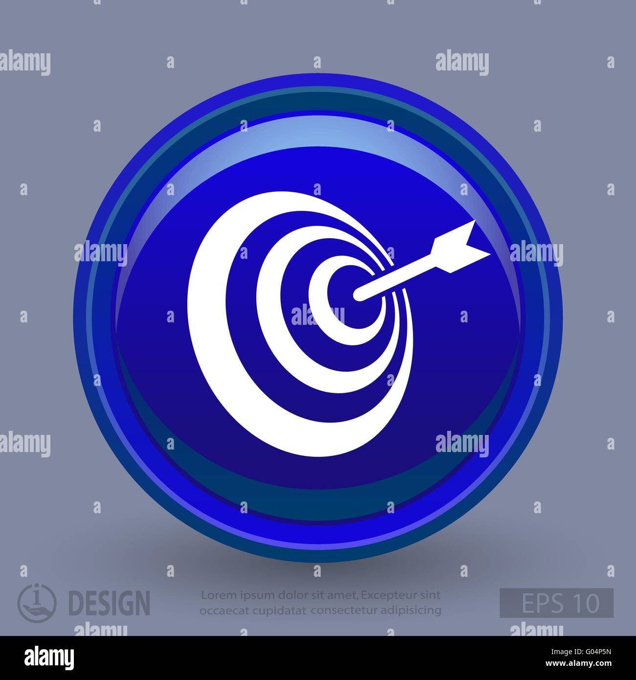 Blank target Stock Vector Images - Alamy