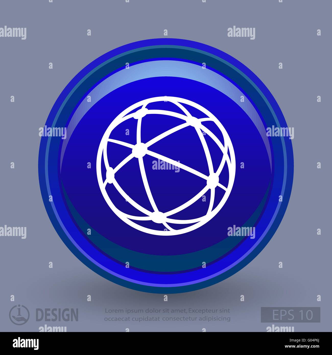 Mobile phone globe man Stock Vector Images - Alamy