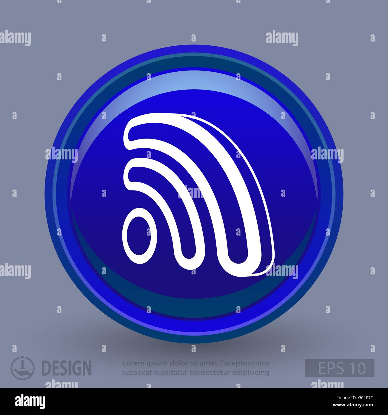 Pictograph of RSS Stock Vector Image & Art - Alamy