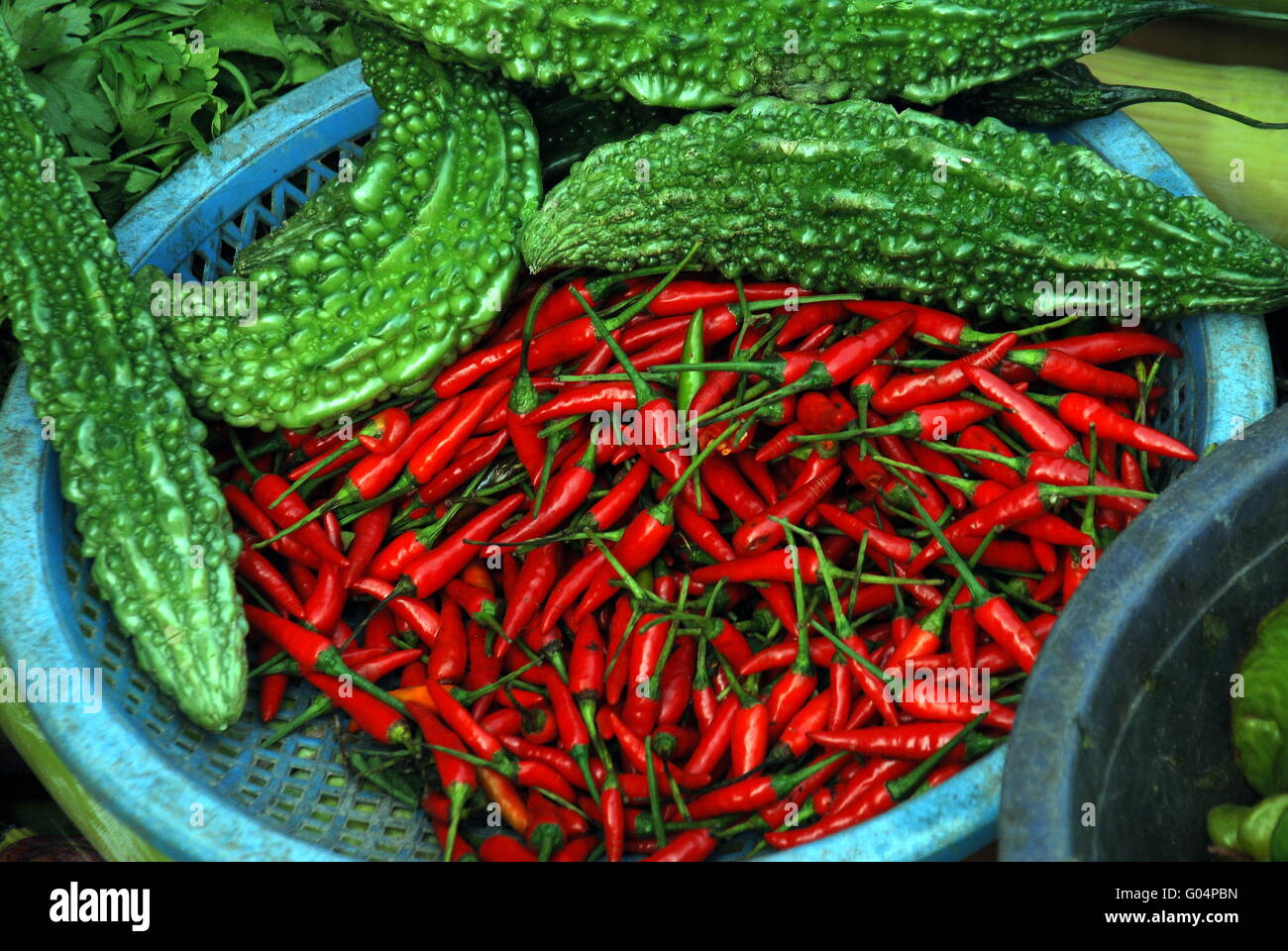 Vegetables in colors Stock Photo - Alamy