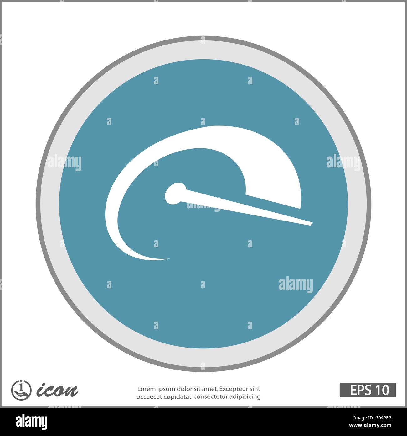 Pictograph of speedometer Stock Vector Image & Art - Alamy