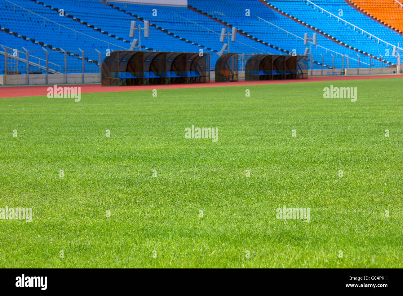 Empty grandstand big stadium hi-res stock photography and images - Alamy