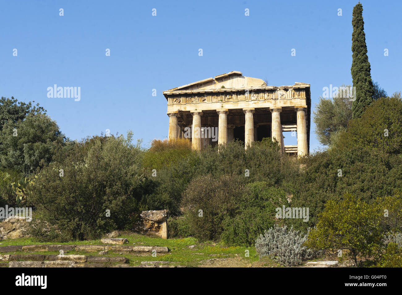 Theseum temple hi-res stock photography and images - Alamy