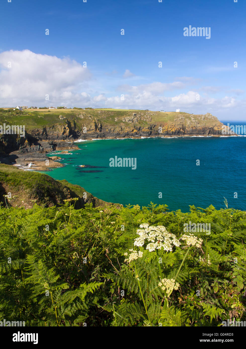 Lizard point cornwall sea water beach coast hi-res stock photography ...