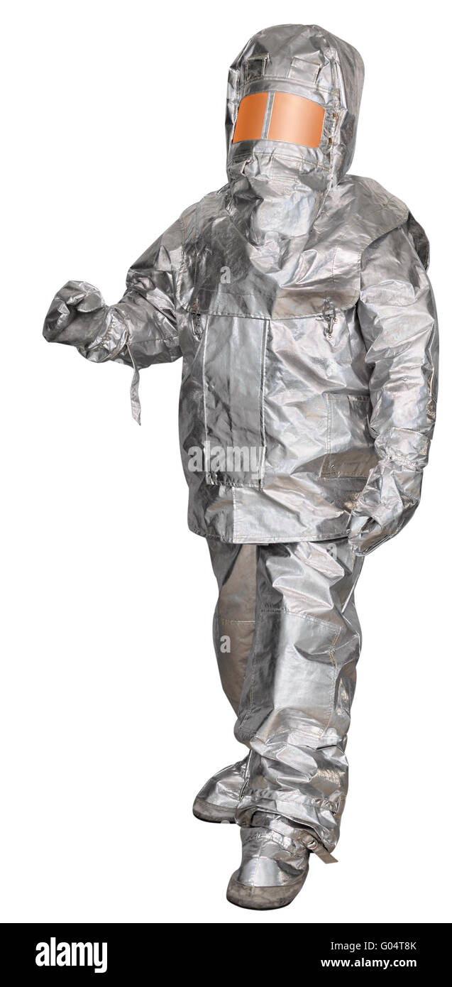 Silver fire suit Cut Out Stock Images & Pictures - Alamy