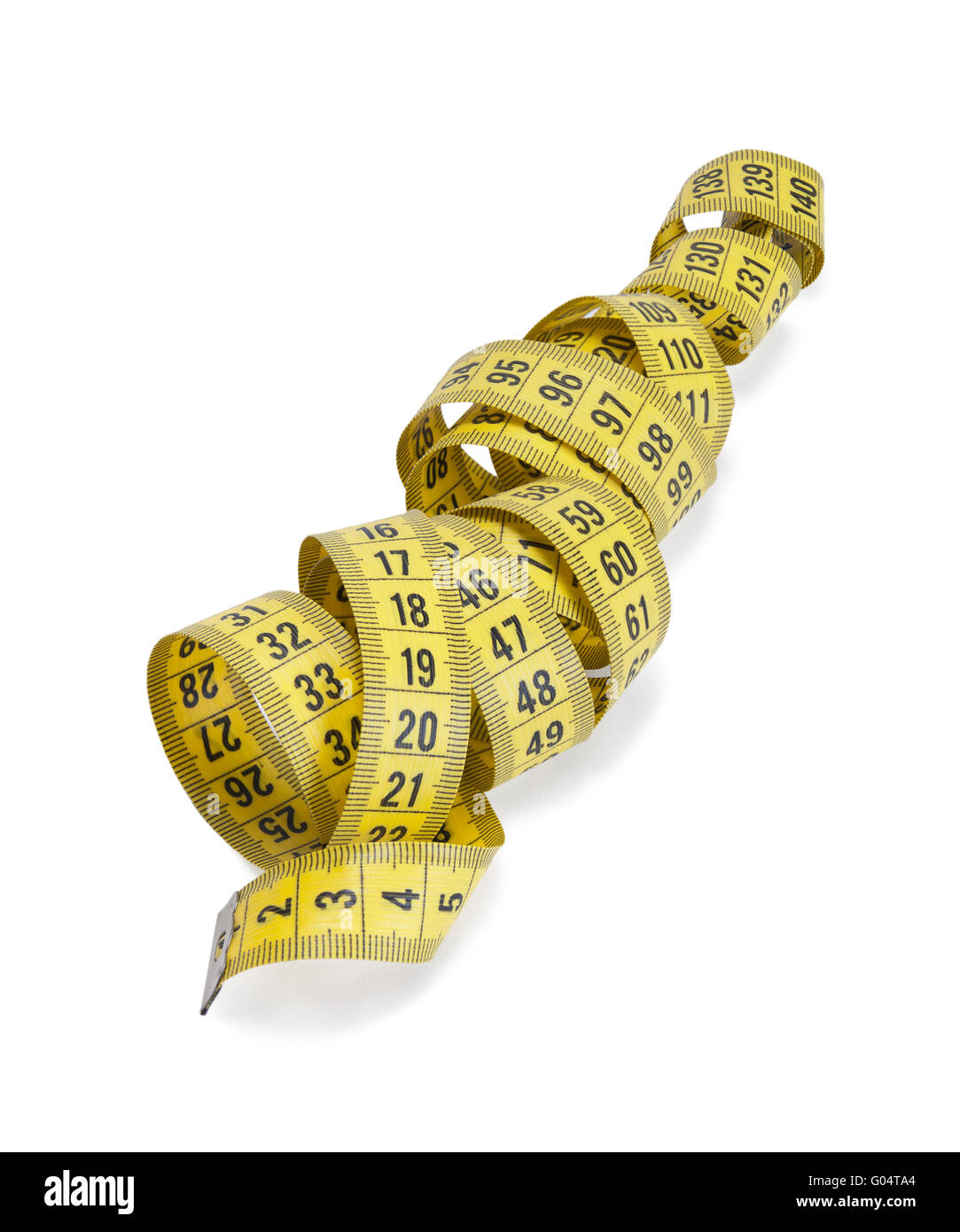 Yellow dimension tape Cut Out Stock Images & Pictures - Alamy