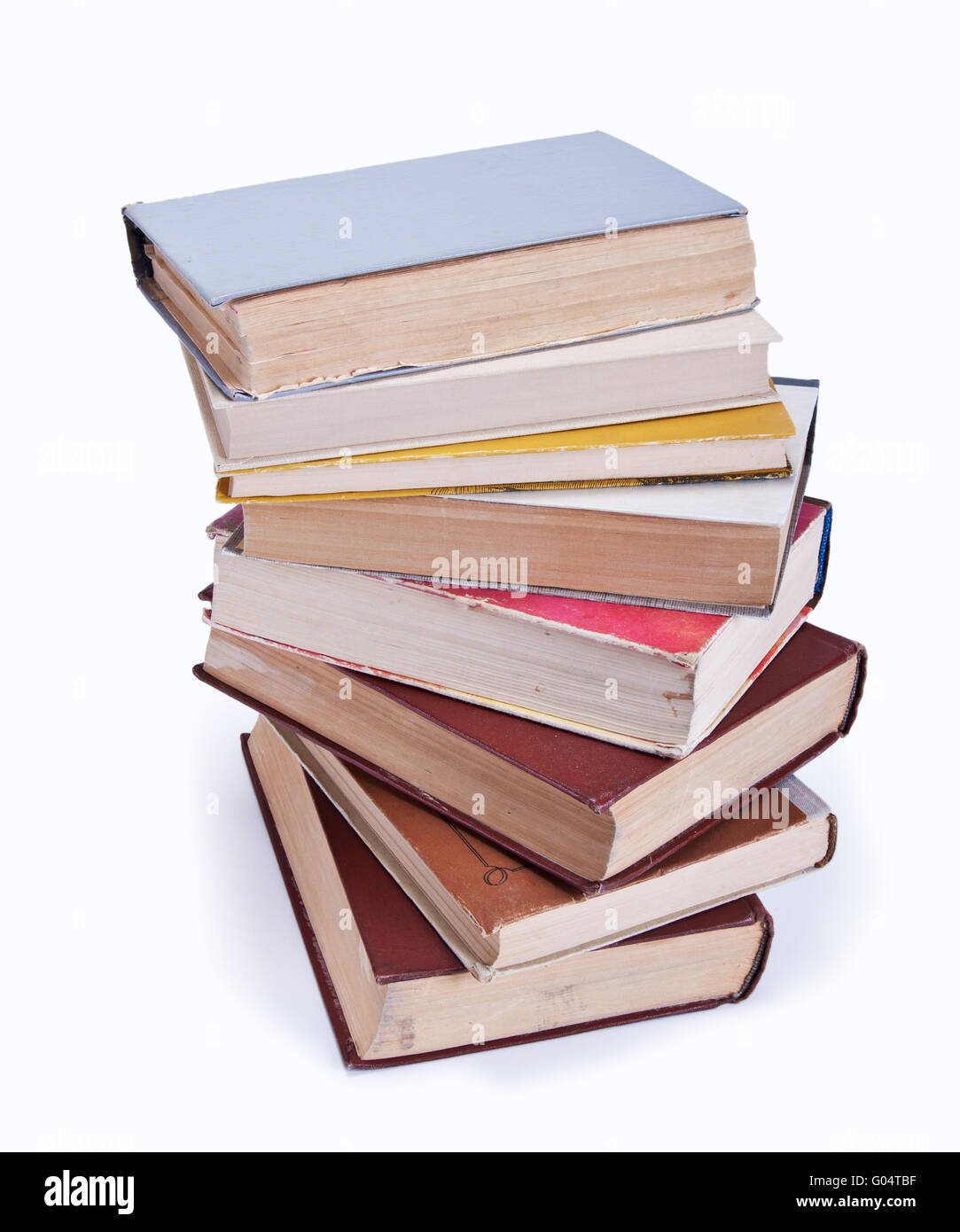 a stack of old books Stock Photo - Alamy