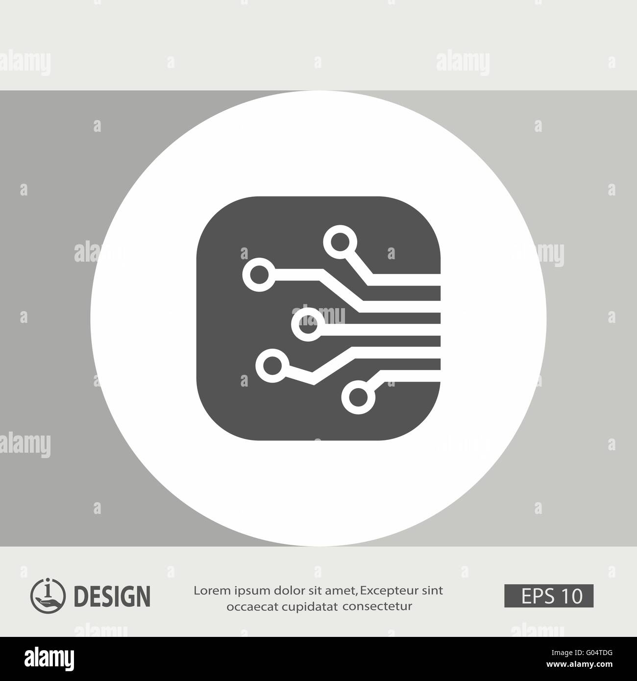 Pictograph of circuit board Stock Vector Image & Art - Alamy