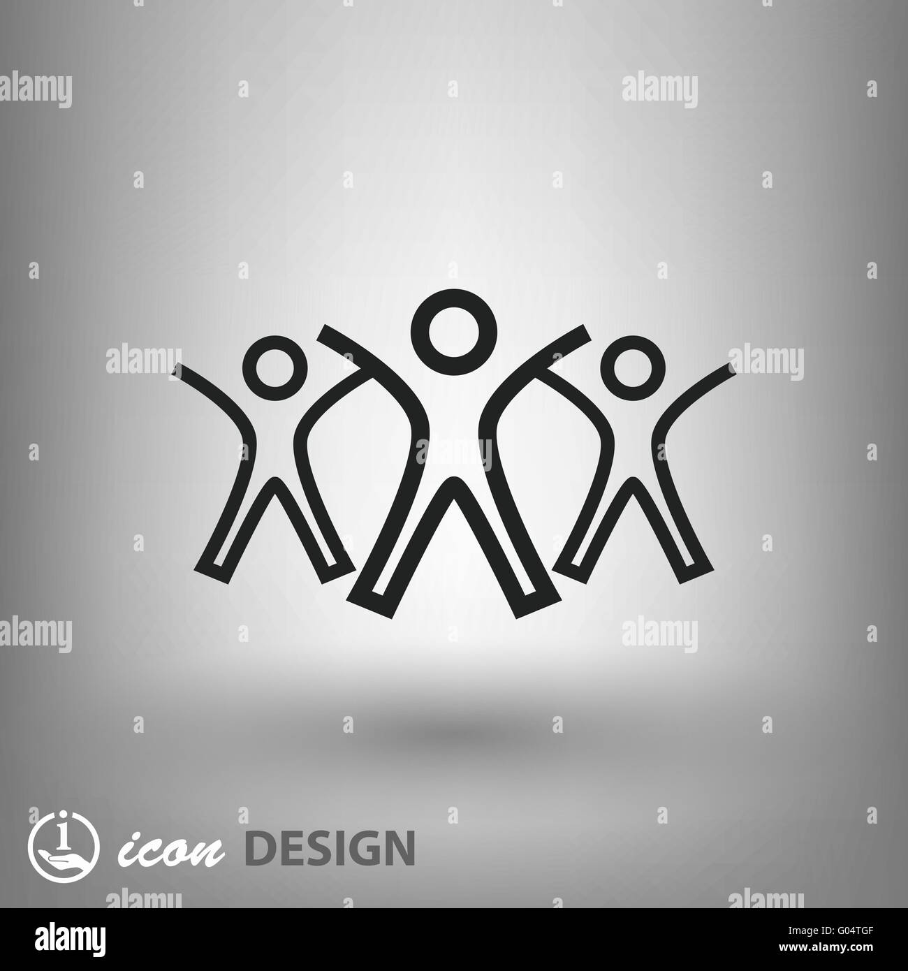 Pictograph of success team Stock Vector Image & Art - Alamy